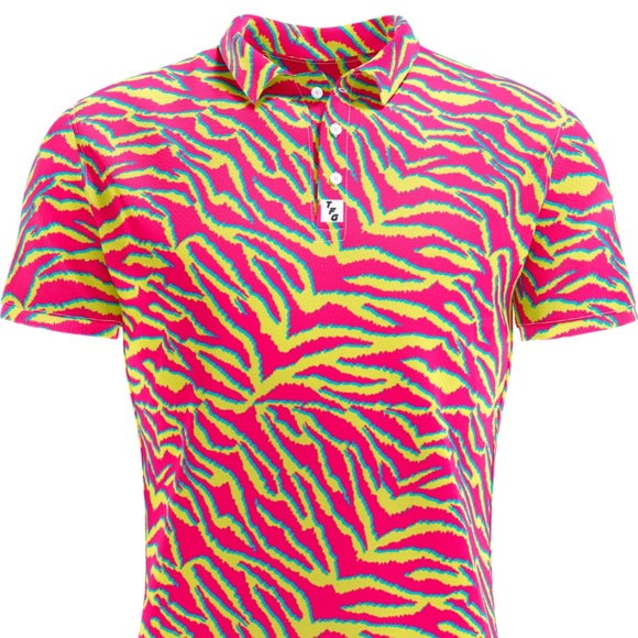 Two Friends Golf | Shirts | Glow With The Flow Mens Golf Polo | Poshmark
